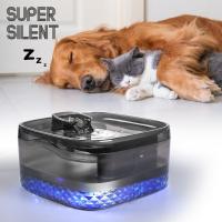 China Smart Round Corner Pet Water Fountain 7L Large Capacity Silent Water Dispenser with Dual Flow Modes for sale