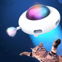 China UFO Automatic Smart Pet Toy For Dog Cat Stimulating Hunting Instincts for sale