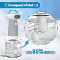 China Automatic Rechargeable Pet Foaming Shampoo Dispenser 500ml Dog Grooming Soap Machine for sale