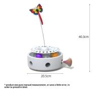 China 3 In 1 Interactive Smart Pet Toy Automatic Cat Balls Electric Butterfly Cat Teasing Toy for sale