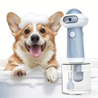 China Automatic Pet Cleaning Tool Wireless Cat Dog Foam Sprayer Soap Dispenser for sale