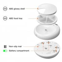China 6 Tray Automatic Pet Feeder with APP Control and Ice Pack Freshness for Wet and Dry Food for sale