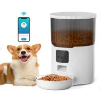 China 4L APP Smart Pet Feeder Food Dispenser WIFI Time Seting Automatic Cat Feeding Machine for sale