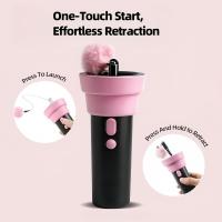 China Automatic Electronic Cat Teaser Toy Retractable ABS Wand With Motorized Lure for sale