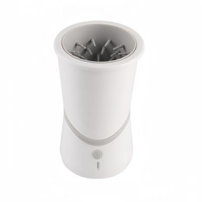 China Automatic Electric Dog Paw Cleaner Cup 1500mAh Rechargeable Pet Foot Washer with Silicone Bristles for sale