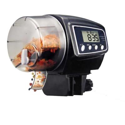 China Fish Tank Automatic Food Dispenser Digital Aquarium Auto Feeder For Home Office for sale