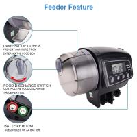 China Fish Tank Automatic Food Dispenser Digital Aquarium Auto Feeder For Home Office for sale