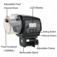 China Fish Tank Automatic Food Dispenser Digital Aquarium Auto Feeder For Home Office for sale