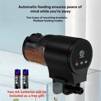 China Intelligent Timed Fish Tank Auto Feeder 12-48H Interval Aquarium Food Dispenser for sale