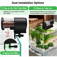 China Intelligent Timed Fish Tank Auto Feeder 12-48H Interval Aquarium Food Dispenser for sale