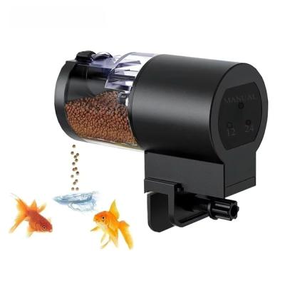China Intelligent Timed Fish Tank Auto Feeder 12-48H Interval Aquarium Food Dispenser for sale