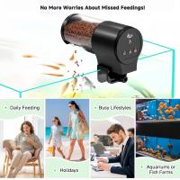 China Digital Automatic Fish Feeder with Timer Programmable Aquarium Food Dispenser 12 24 48H for sale