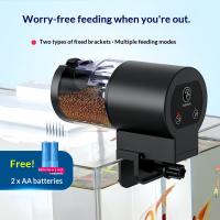 China Digital Automatic Fish Feeder with Timer Programmable Aquarium Food Dispenser 12 24 48H for sale