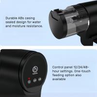 China Digital Automatic Fish Feeder with Timer Programmable Aquarium Food Dispenser 12 24 48H for sale