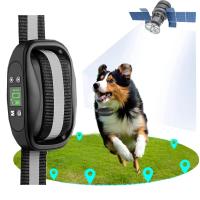 China 1000M Electric GPS Pet Fence System ABS Plastic Rechargeable Wireless Dog Training Collar for sale