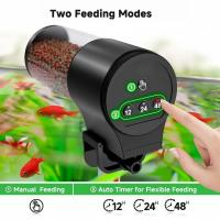 China Intelligent Timed Fish Tank Auto Feeder 12-48H Interval Aquarium Food Dispenser for sale