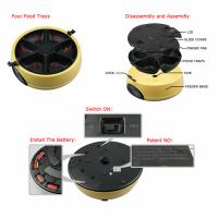 China Automatic Pet Feeder with LCD Display 6 Meal Timer for Dogs Cats Dry Wet Food 32cm for sale