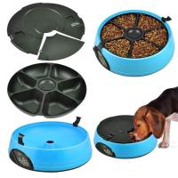 China Automatic Pet Feeder with LCD Display 6 Meal Timer for Dogs Cats Dry Wet Food 32cm for sale