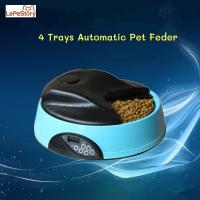 China 4 Meal Smart Automatic Pet Feeder Dog  Food Dispenser Timed Cat Food Feeder for sale