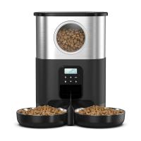China Smart Pet Feeder 5L Automatic Dog Cat Dispenser with LCD Display Voice Recording for sale