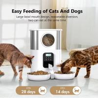 China Smart Pet Feeder 5L Automatic Dog Cat Dispenser with LCD Display Voice Recording for sale