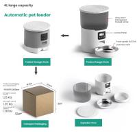 China Cats Smart Pet Feeder 4L Automatic Pet Food Dispenser 6 Meals Daily 40 Servings for sale