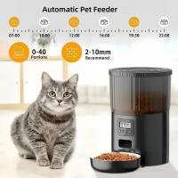 China Cats Smart Pet Feeder 4L Automatic Pet Food Dispenser 6 Meals Daily 40 Servings for sale