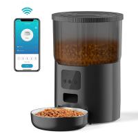 China Tuya WiFi Smart Pet Feeder Automatic Cat Food Dispenser with 10s Voice Recorder 6 Meals for sale
