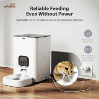 China 4L Automatic Cat Food Dispenser with APP Remote Control Dual Power Backup for sale