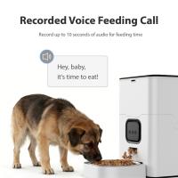 China 4L Automatic Cat Food Dispenser with APP Remote Control Dual Power Backup for sale