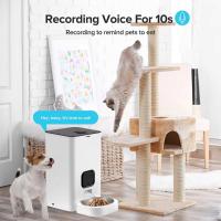 China 4L Automatic Cat Food Dispenser with APP Remote Control Dual Power Backup for sale
