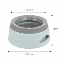 China Portable Anti Slip Floating Dog Water Dispenser 500ml Travel Pet Drinking Bowl for Car Outdoor for sale