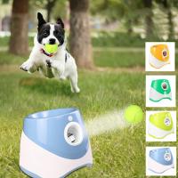China Interactive Smart Pet Toy Automatic Dog Ball Launcher 3 Stage Distance Keep Healthy for sale