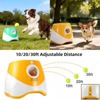 China Interactive Smart Pet Toy Automatic Dog Ball Launcher 3 Stage Distance Keep Healthy for sale