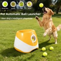 China Interactive Smart Pet Toy Automatic Dog Ball Launcher 3 Stage Distance Keep Healthy for sale
