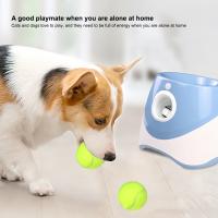 China Interactive Smart Pet Toy Automatic Dog Ball Launcher 3 Stage Distance Keep Healthy for sale