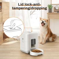 China 2L WiFi Smart Pet Feeder with App Control Automatic Dry Food Dispenser 4 Meals Daily for sale