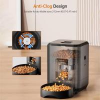 China 2L WiFi Smart Pet Feeder with App Control Automatic Dry Food Dispenser 4 Meals Daily for sale