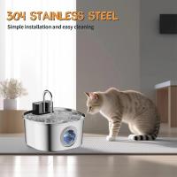China 3.2L Wireless Cat Water Fountain 4200mAh Battery Operated Automatic Pet Dispenser No Plug for sale