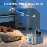 China 3.2L Wireless Cat Water Fountain 4200mAh Battery Operated Automatic Pet Dispenser No Plug for sale