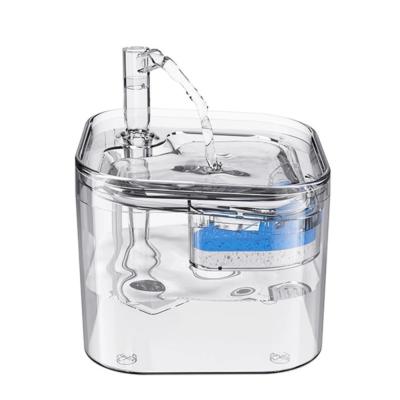 China 2.2L Stainless Steel Cat Water Fountain with Automatic Sensor and Filter for sale