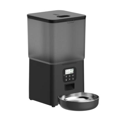 China Smart Pet Food Dispenser 6L Automatic Dog and Cat Feeder with WiFi Timing Function for sale