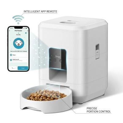 China 6L Commercial Double Bowl Automatic Smart Pet Feeder Large Capacity Bulk Wholesale Pet Shop Factory for sale