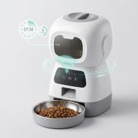 China Robot-Shaped WiFi Smart Pet Feeder 3.5L Visible Window Timed Portion Control for Cats Dogs for sale