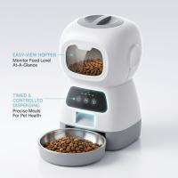 China Robot-Shaped WiFi Smart Pet Feeder 3.5L Visible Window Timed Portion Control for Cats Dogs for sale