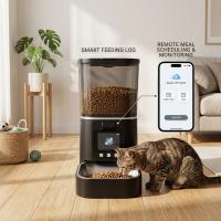 China Bidirectional Video Smart Pet Feeder 5L Camera WiFi App Control Automatic Pet Food Dispenser LPS-BVF5L for sale