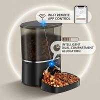China Automatic Smart Pet Feeder True Dual Bowl Independent Feeding 2MP 1080P Camera Tuya App Control for sale