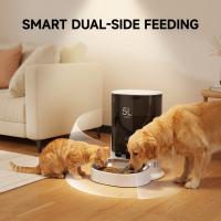 China 5L RFID Smart Automatic Cat Feeder 1080P Camera Dual Bowl Multi-Cat Recognition with WiFi App Control for sale