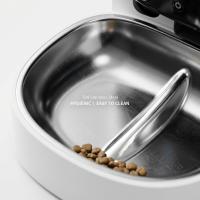 China 5L RFID Smart Automatic Cat Feeder 1080P Camera Dual Bowl Multi-Cat Recognition with WiFi App Control for sale