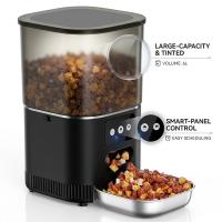 China 4L Smart Automatic Cat Feeder Tuya WiFi App Timed Portion Control Voice Recording SUS304 Bowl for Pet Owners for sale